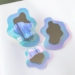 Wiggle Reflector Set - Set of 3 Mirrors - Wavy Acrylic Mirror Wiggly ...
