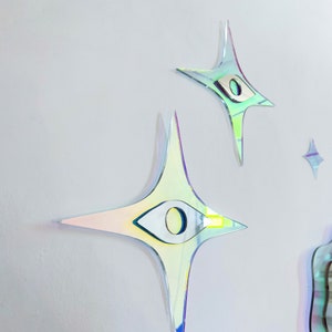 Sparkle Eye Reflector Set - Set of 2 Mirrors - Wavy Acrylic Mirror ...