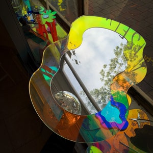 The Wave Reflector - Wavy Acrylic Mirror Wiggly Mirror Amorphic Mirror ...