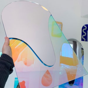 Liquid Arch Reflector - Wavy Acrylic Mirror Arch Mirror Amorphic Mirror ...