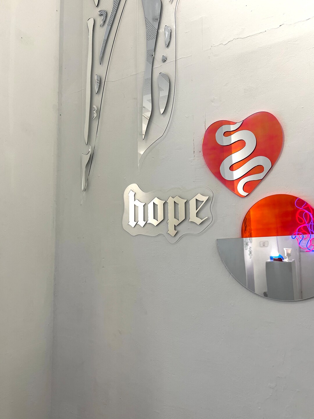 Hope Mirror - Nostalgic Patch Mirror, Text Mirror, Vintage Y2k Wall Art ...