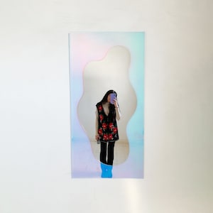 Squared Wiggly Life Reflector Mirror - Full Body - Wavy Acrylic Mirror ...