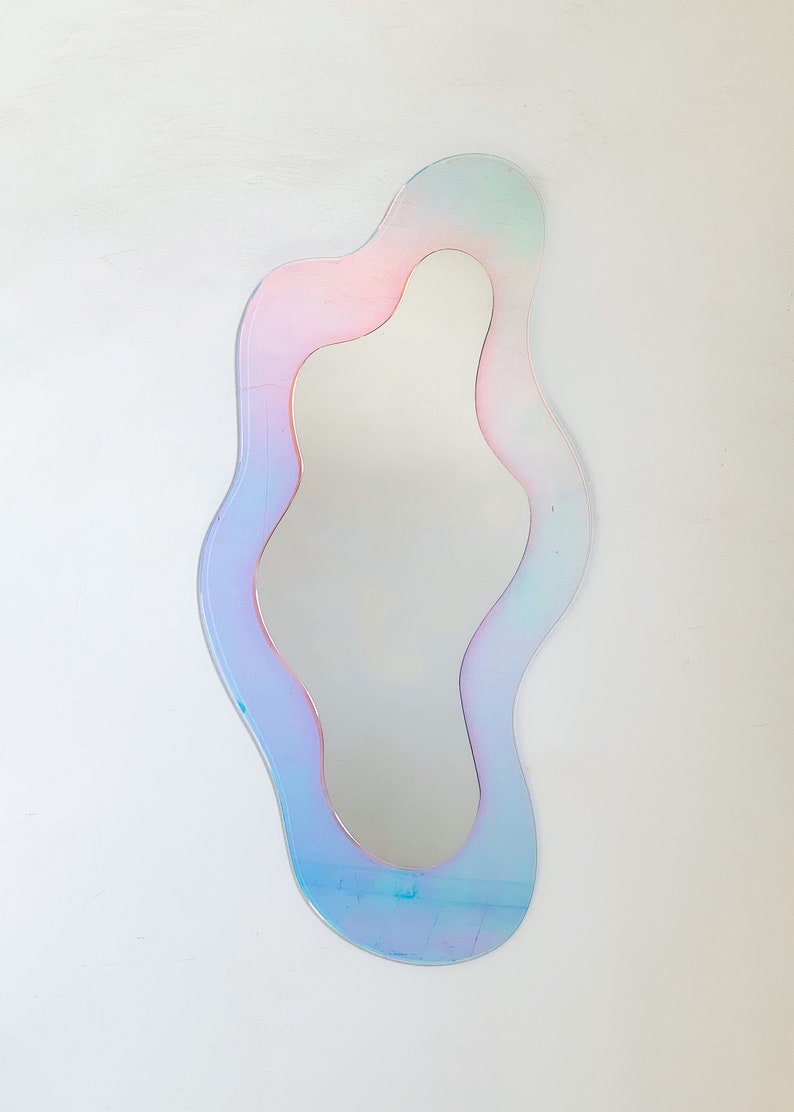 Wiggly Life Reflector Mirror Full Body Wavy Acrylic Mirror - Etsy