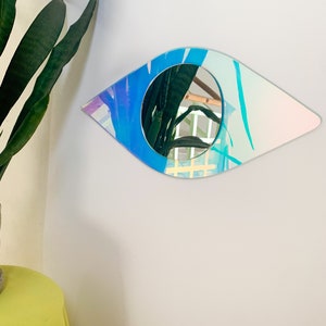 Eye Reflector - Wavy Acrylic Mirror Eye Mirror Amorphic Mirror Retro ...