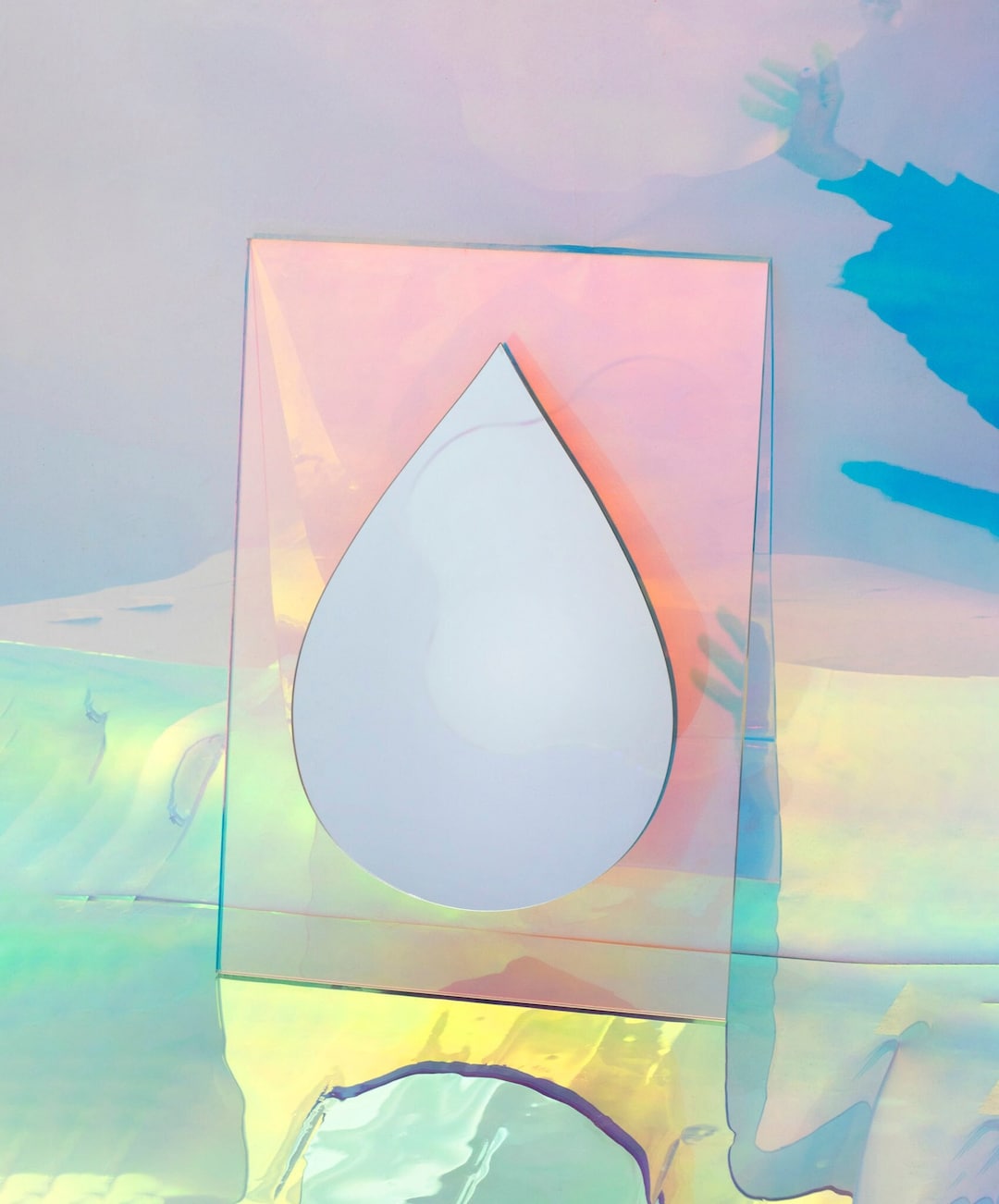 Drop of Water Reflector Mirror - Artistic Acrylic Mirror Arch Rainbow ...