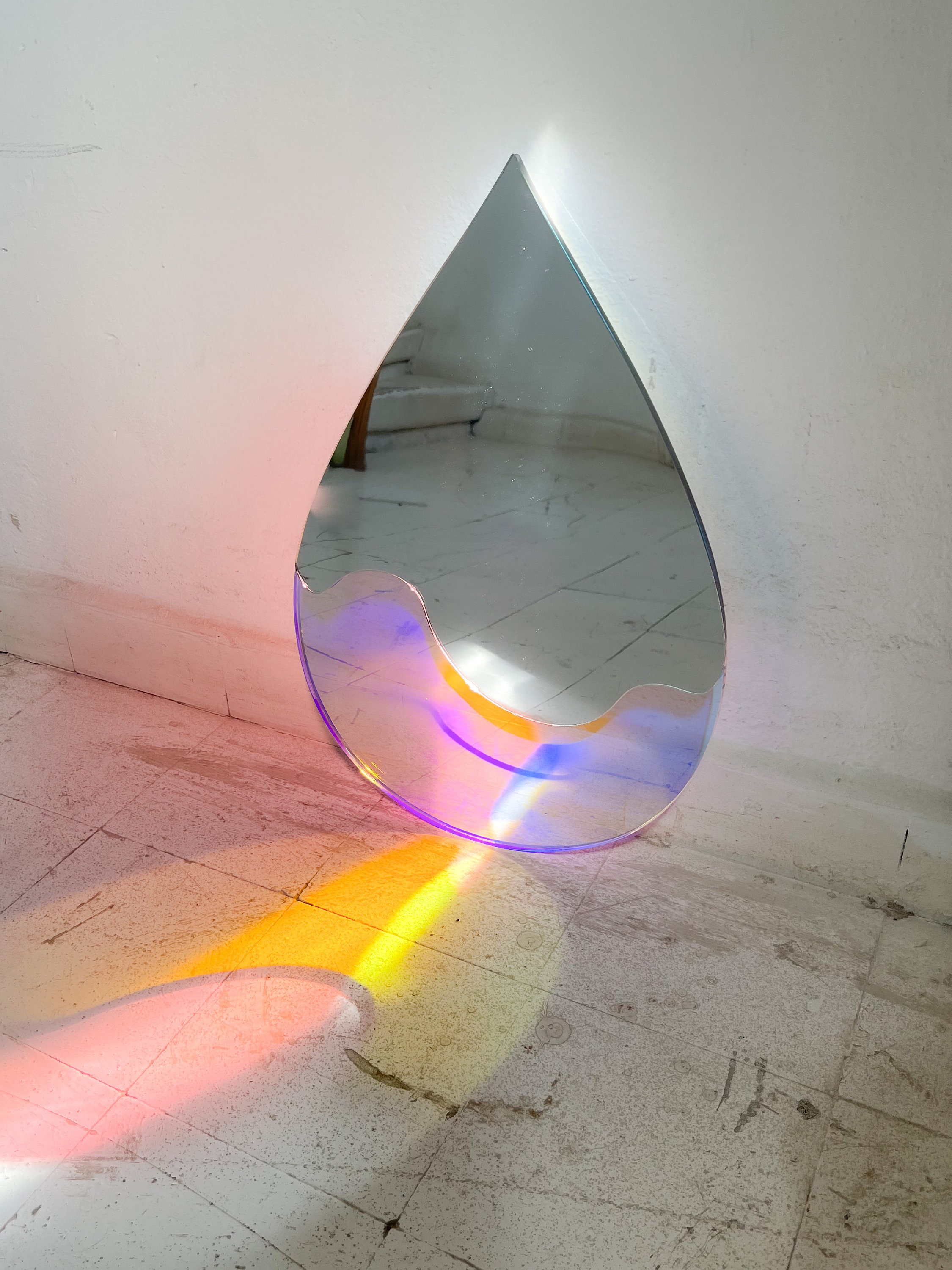 Drippy Reflector Wavy Drop Shape Acrylic Mirror Wiggly - Etsy Australia