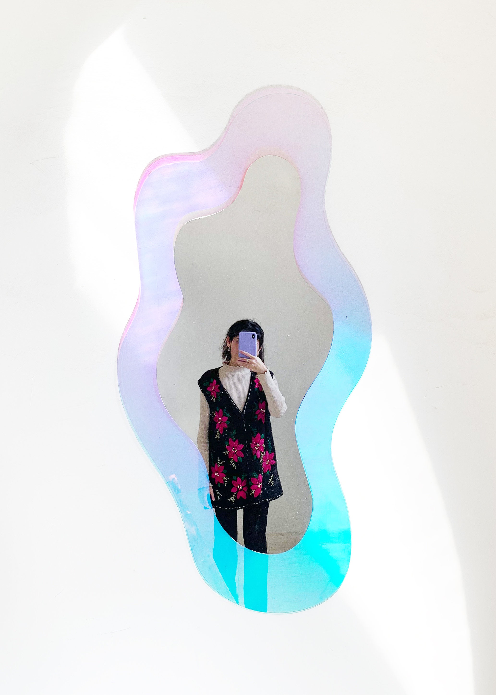 Wiggly Life Reflector Mirror Full Body Wavy Acrylic Mirror - Etsy