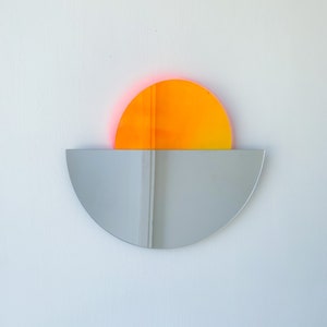 Sunset Neon Reflector - Artistic Acrylic Mirror Holographic Neon ...