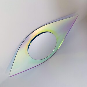 Eye Reflector - Wavy Acrylic Mirror Eye Mirror Amorphic Mirror Retro ...