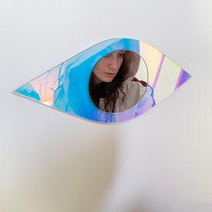 Eye Reflector - Wavy Acrylic Mirror Eye Mirror Amorphic Mirror Retro ...