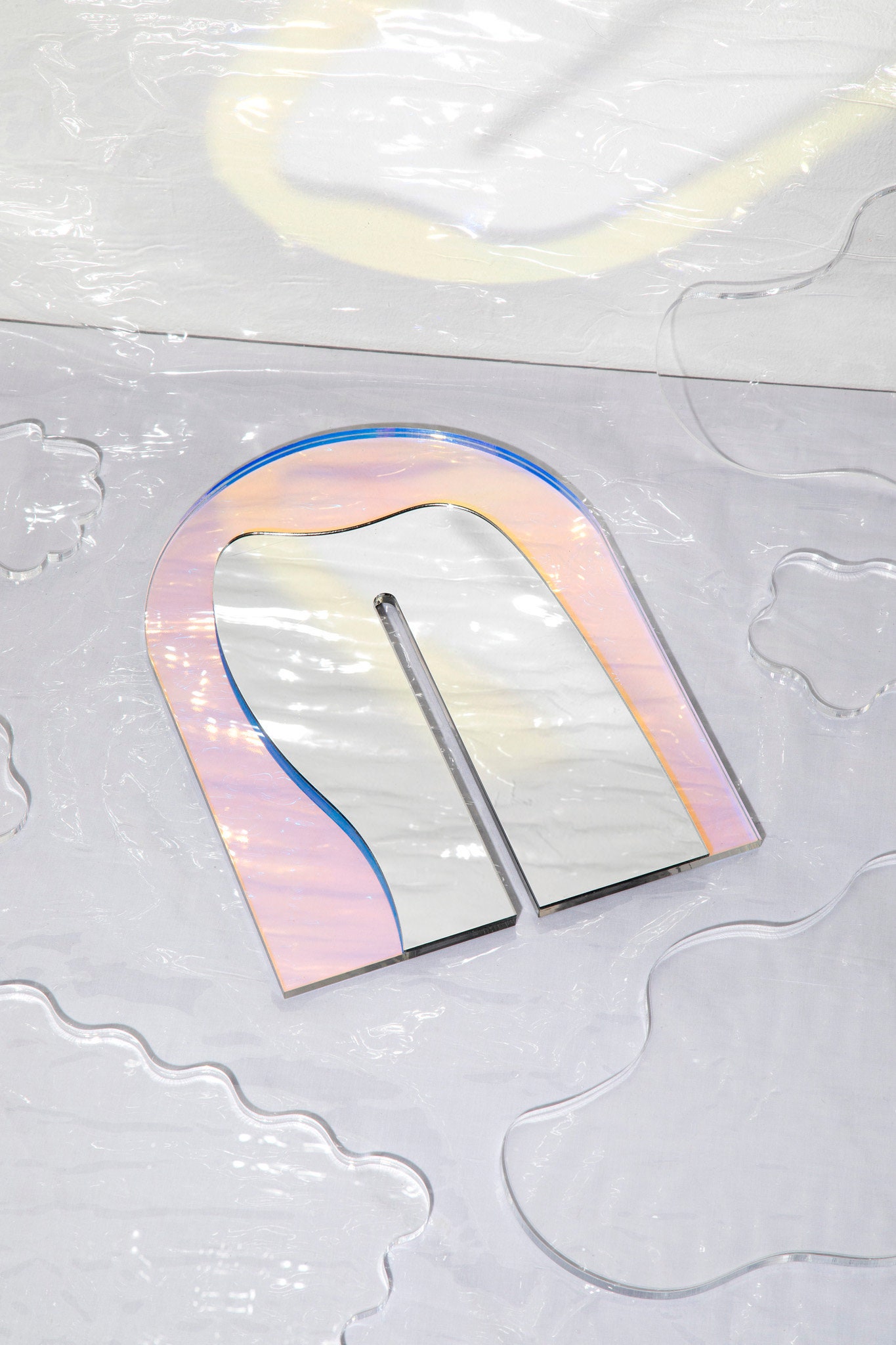 Elephant Reflector - Wavy Acrylic Mirror Wiggly Mirror Amorphic Mirror ...