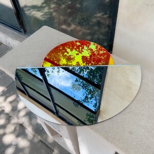Sunset Neon Reflector - Artistic Acrylic Mirror Holographic Neon ...