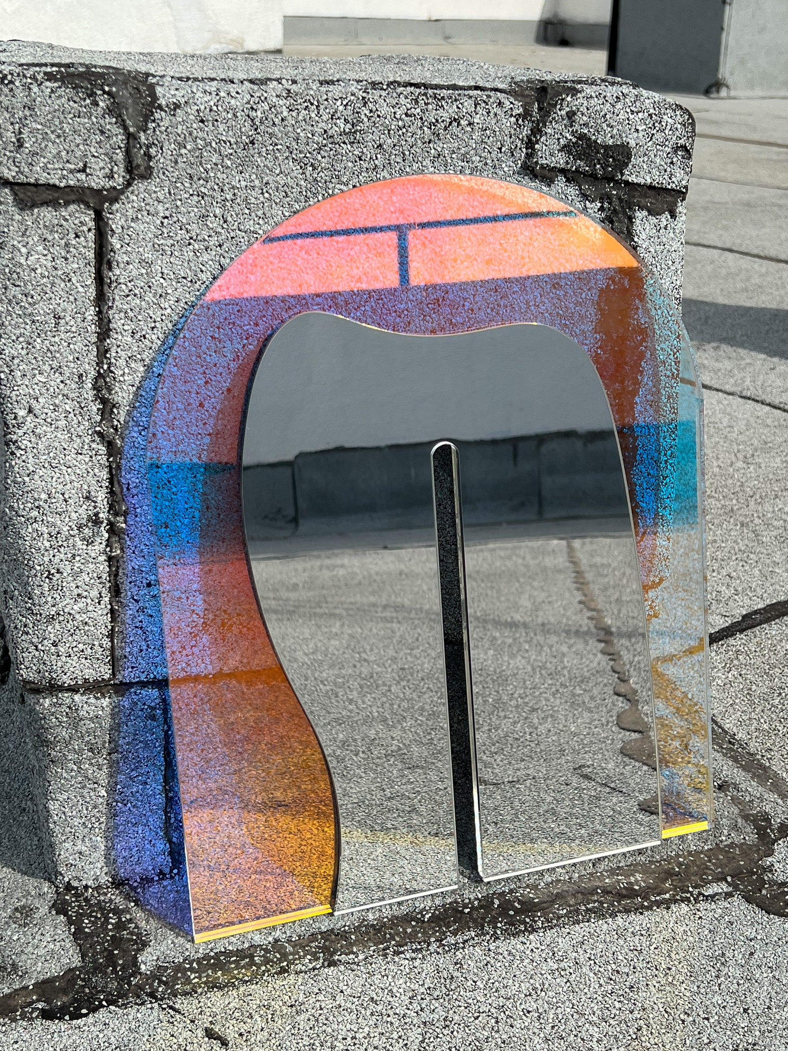 Elephant Reflector - Wavy Acrylic Mirror Wiggly Mirror Amorphic Mirror ...