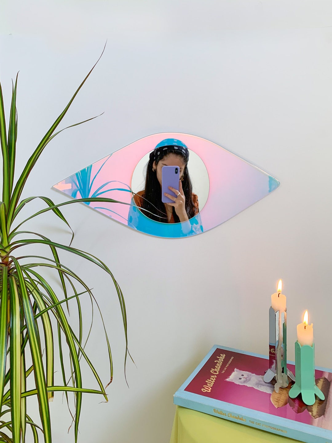 Eye Reflector - Wavy Acrylic Mirror Eye Mirror Amorphic Mirror Retro ...