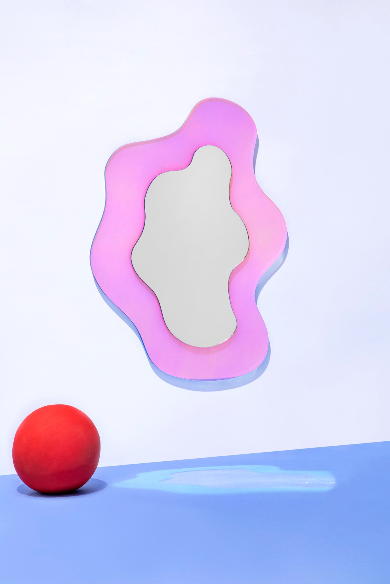 Wiggly Life Reflector Wavy Acrylic Mirror Wiggly Mirror - Etsy UK