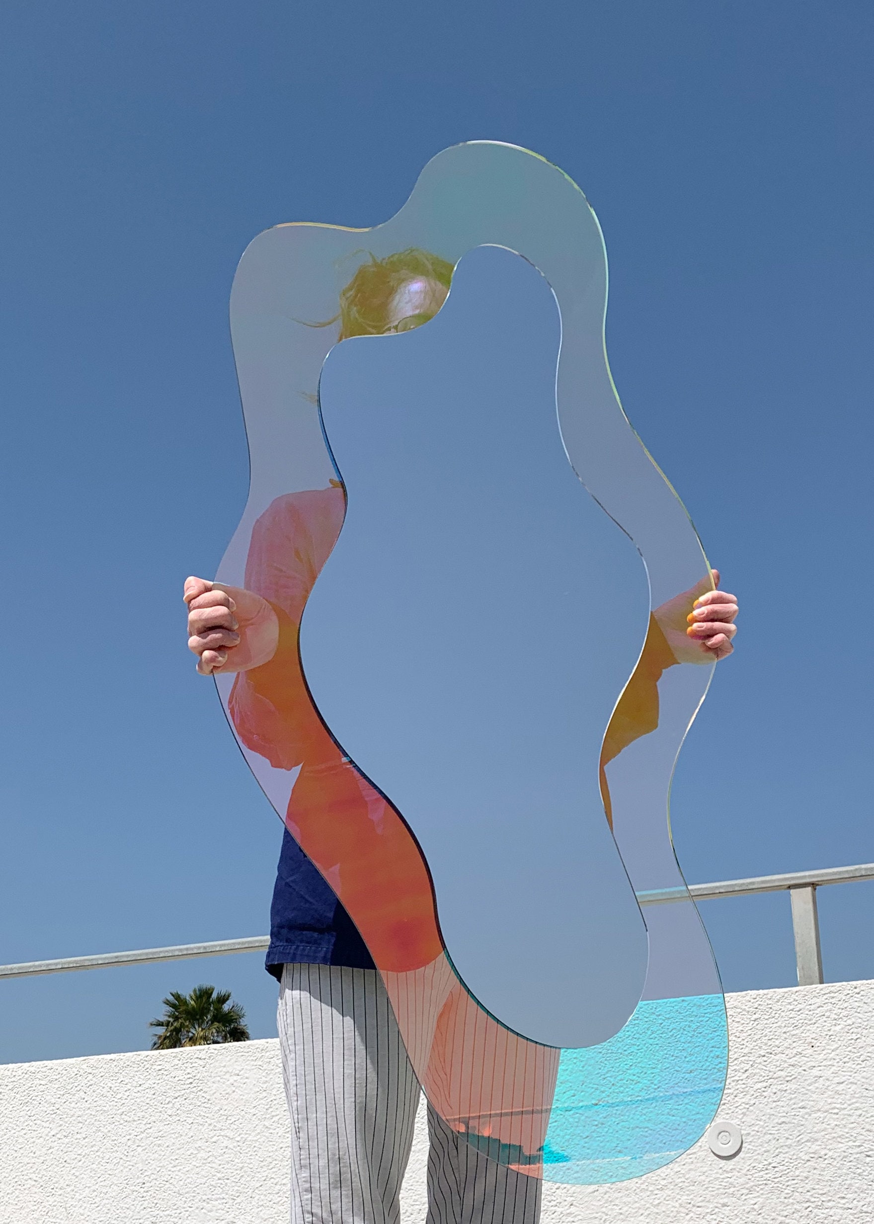 Wiggly Life Reflector Mirror Full Body Wavy Acrylic Mirror - Etsy