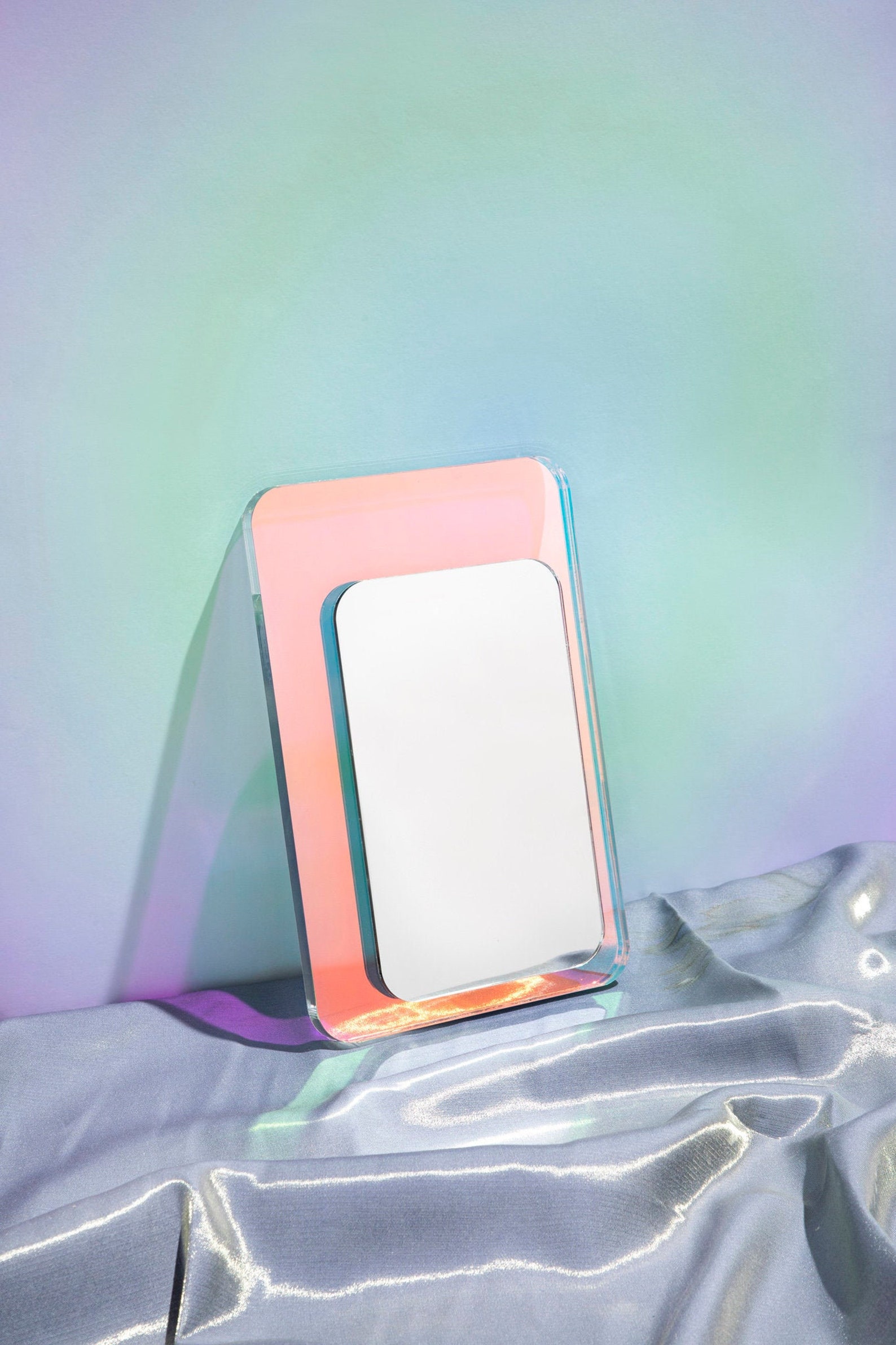 Retro Square Reflector - Wavy Acrylic Mirror Wiggly Mirror Amorphic ...