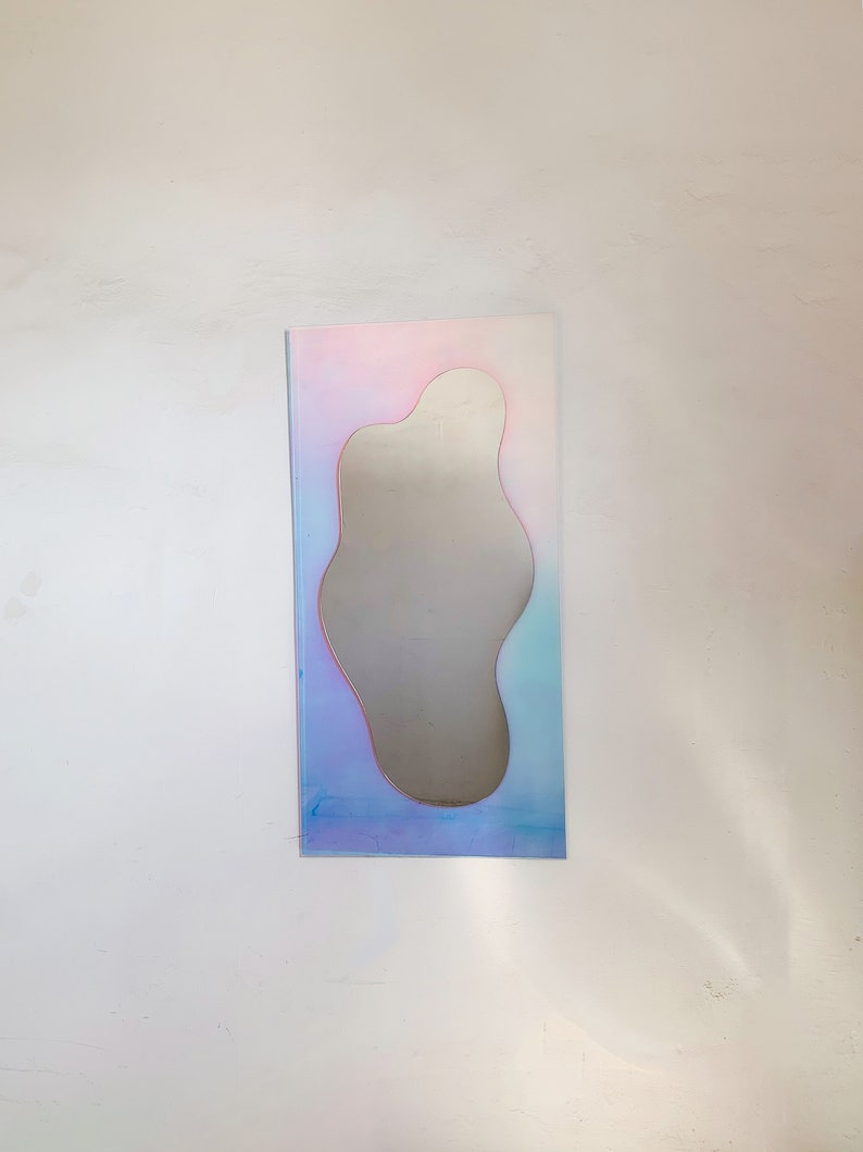 Squared Wiggly Life Reflector Mirror - Full Body - Wavy Acrylic Mirror ...