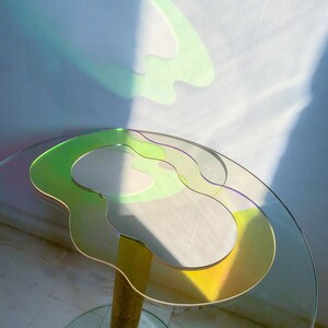 X-large the Wave Reflector - Wavy Acrylic Mirror Wiggly Mirror Amorphic ...