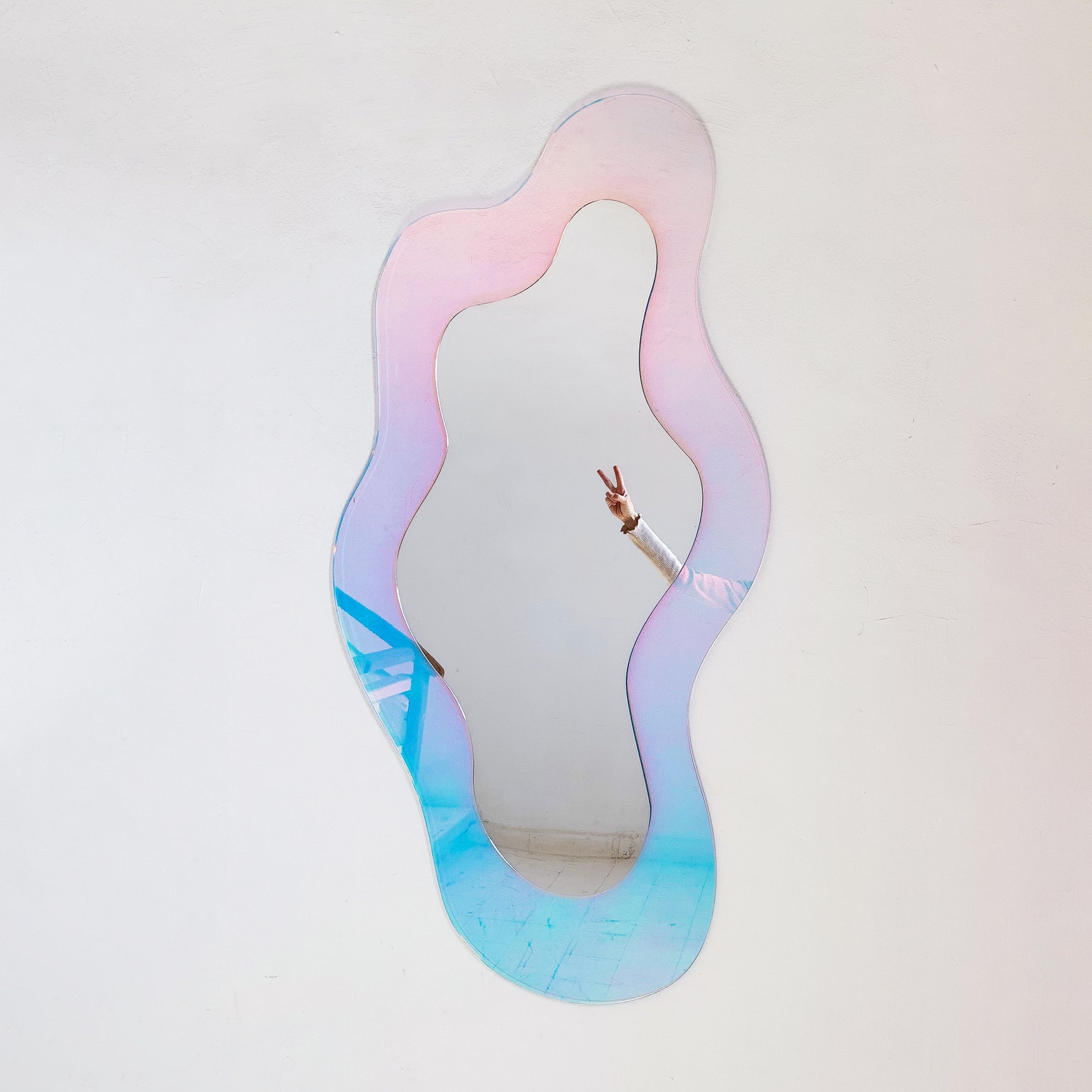 Wiggly Life Reflector Mirror Full Body Wavy Acrylic Mirror - Etsy