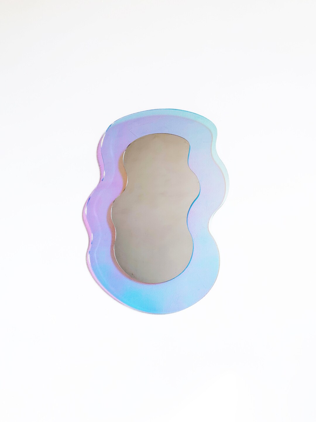 The Wave Reflector - Wavy Acrylic Mirror Wiggly Mirror Amorphic Mirror ...