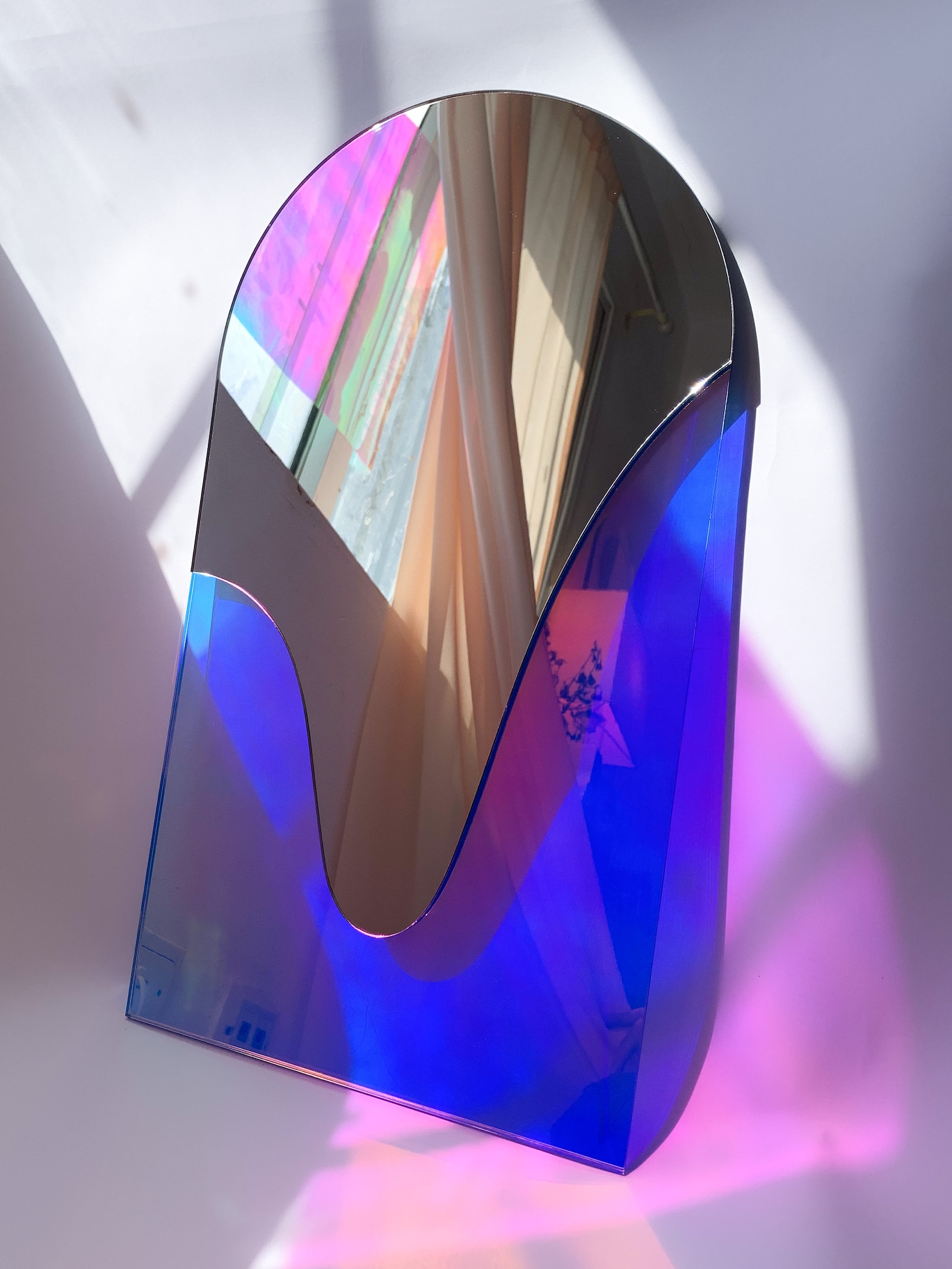 Liquid Arch Reflector - Wavy Acrylic Mirror Arch Mirror Amorphic Mirror ...