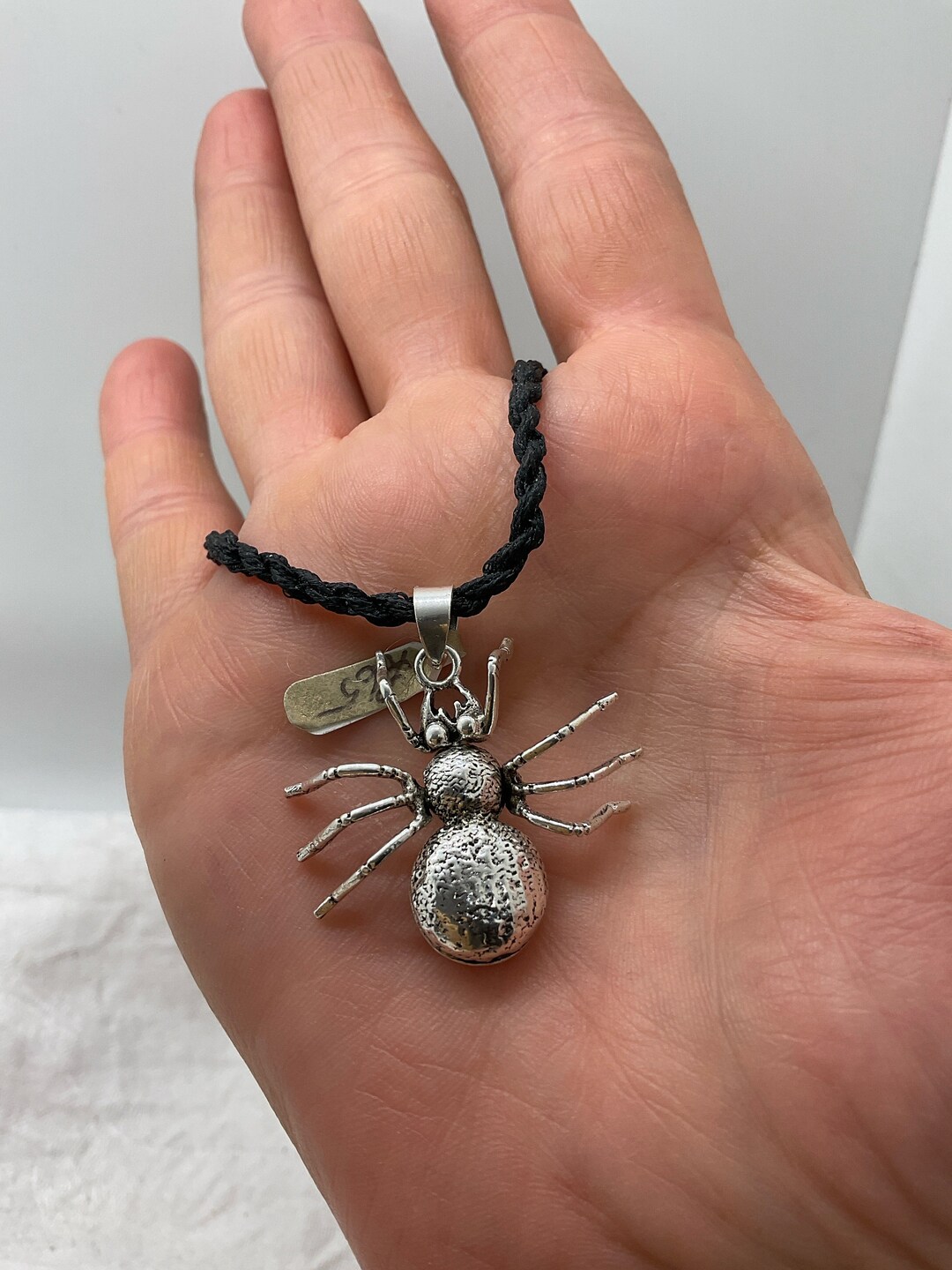 Sterling Silver Chunky Spider - Etsy