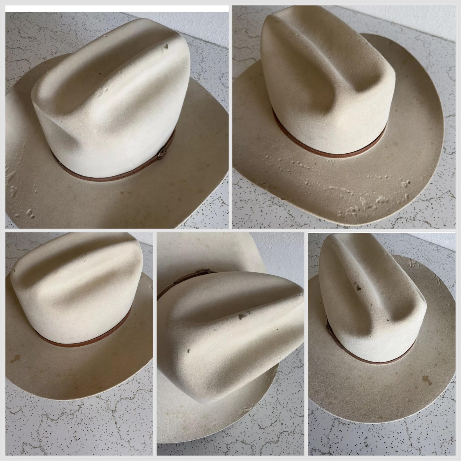 Vintage 1990s Stetson DEE PICKETT 5x Beaver Chute Cowboy Hat - Size 6 7 ...