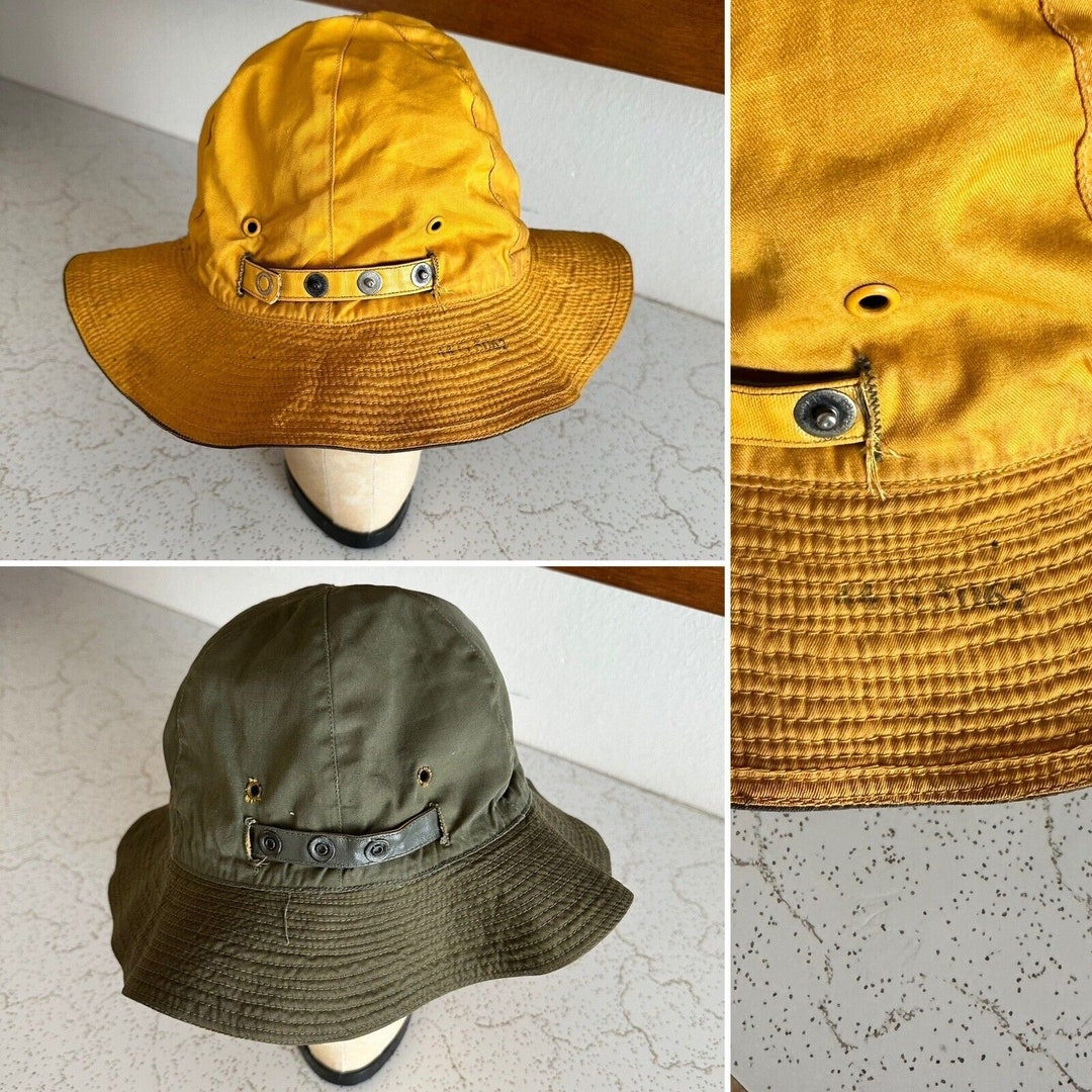 1940s Vtg USAAF C-1 Survival Vest Reversible Sun Hat Boonie Army Air ...