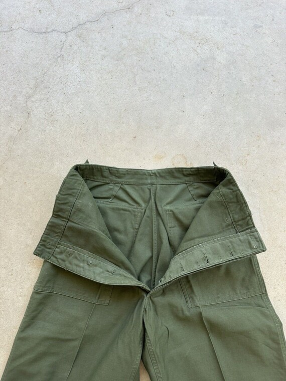 1960s US Army 2nd Model Type 1 OG 107 Cotton Sateen P… - Gem
