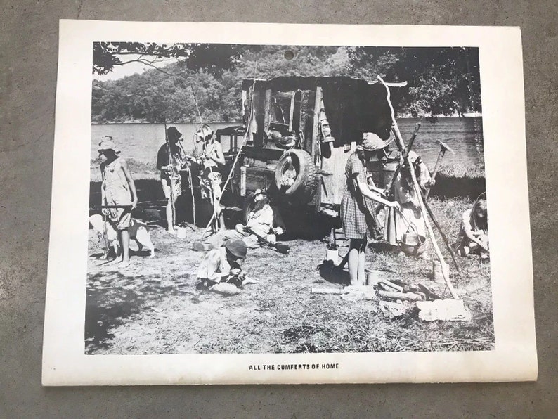 1974 HILLBILLY MOONSHINE Calendar Pin up Farm 12 Mo Novelty Comic ...