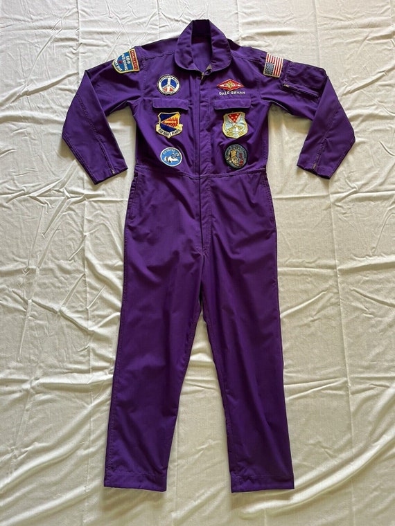 60s USAF 355th CSG Party Suit 100 Missions United Pat… - Gem