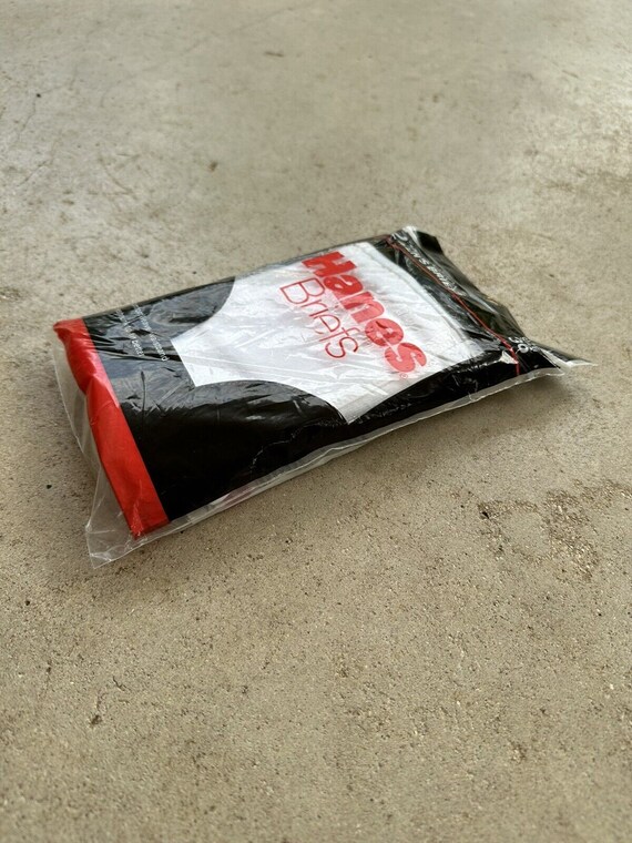 NIP 1987 HANES Cotton Briefs 2 Pack White Underwear S… - Gem