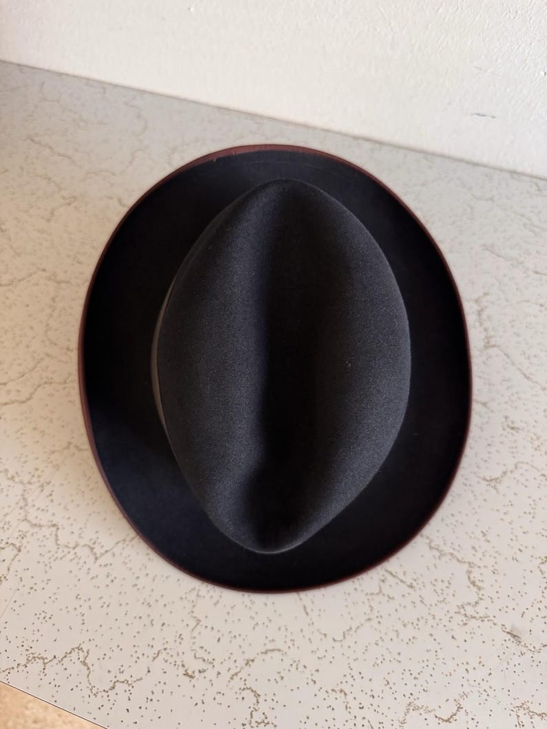 1950s Knox Premier Madison Avenue Cavanagh Edge Fedora Hat, Superfine ...