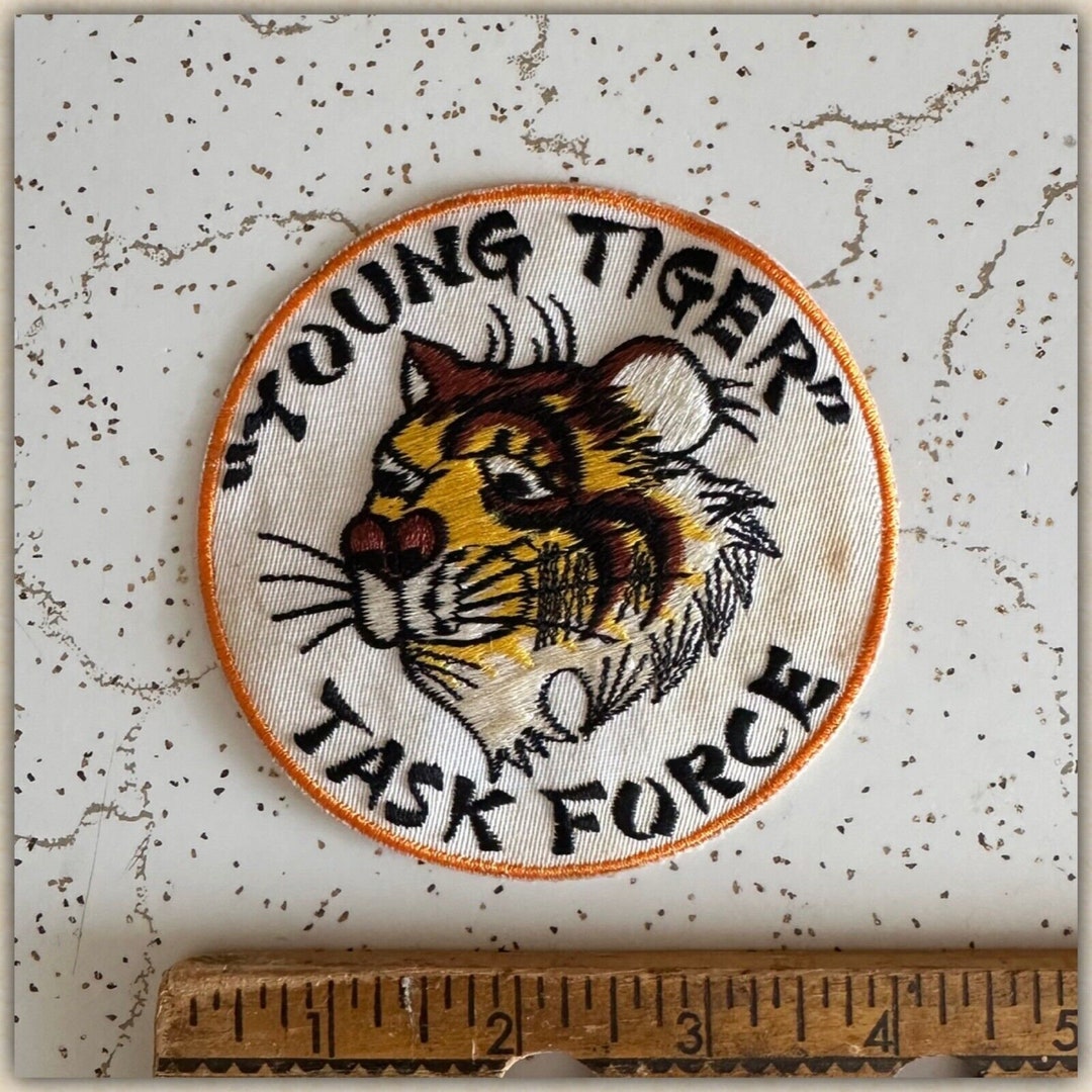 1960s US Air Force Young Tiger Task Force Patch USAF Japanese Made 70s ...