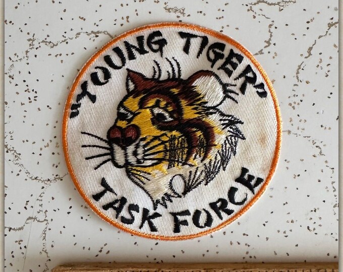 1960s US Air Force Young Tiger Task Force Patch USAF Japanese Made 70s ...