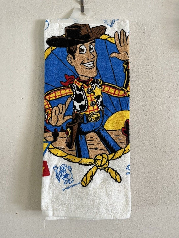 Toy Story Bath Towel Set Disney Toy Story Characters Squares Beach