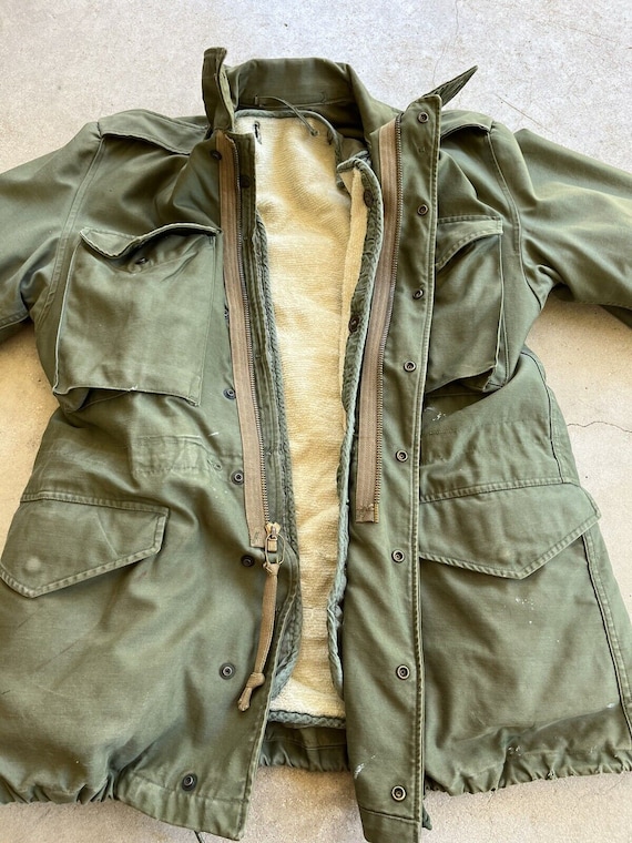US Army M-1951 OG 107 Field Jacket w/ FRIEZE Liner * … - Gem