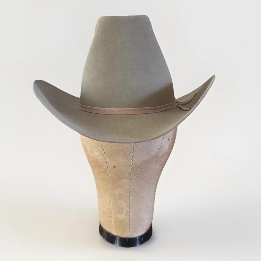 1970s Shudde Bros Texas Resistol TALL CROWN Rancher Sz 7 Long Oval ( 7 ...