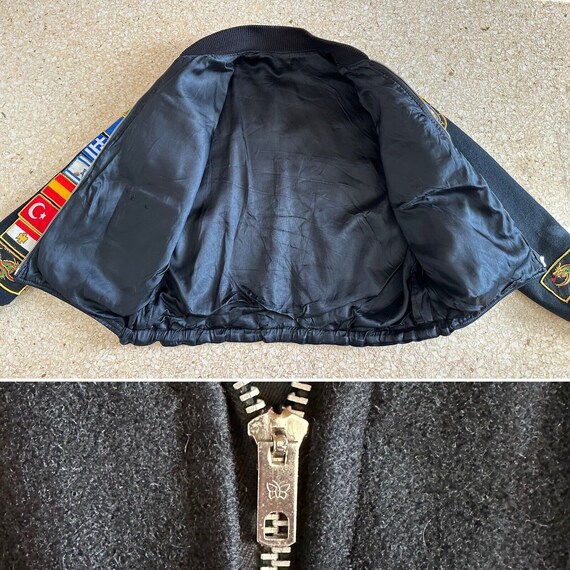 1985 US Navy Med Cruise Jacket USS Corral Sea CV-43 W… - Gem