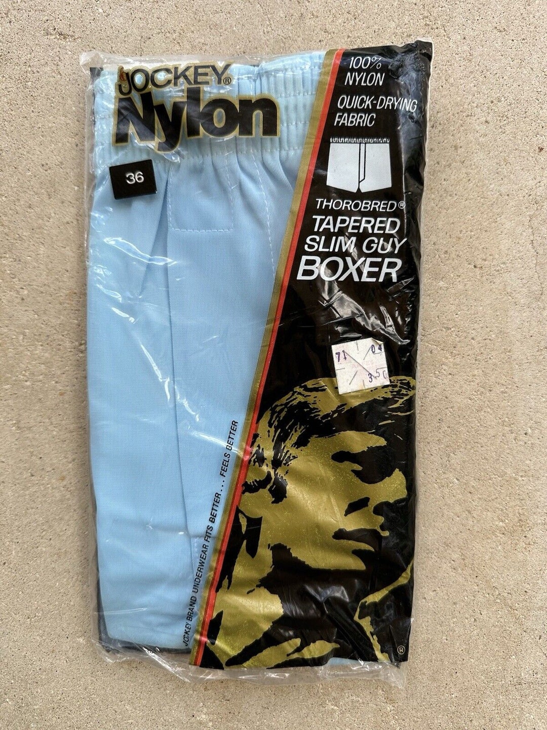 1970s Jockey Nylon Boxer Shorts, Tapered Slim Fit Size 36, Deadstock ...