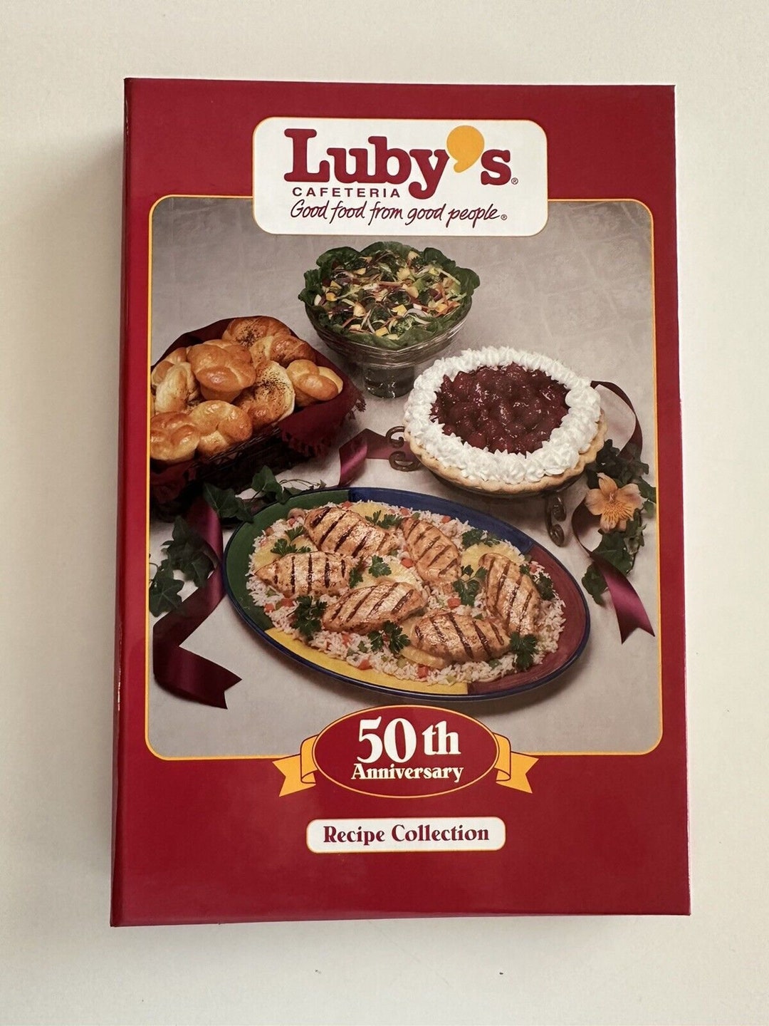 1996 LUBYS Cafeteria 50th Anniversary Recipe Collection COOKBOOK ...
