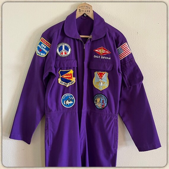 60s USAF 355th CSG Party Suit 100 Missions United Pat… - Gem