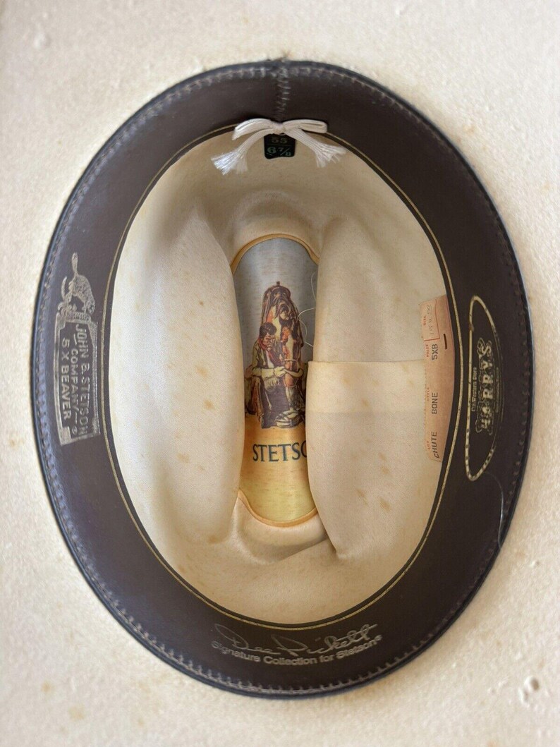Vintage 1990s Stetson DEE PICKETT 5x Beaver Chute Cowboy Hat - Size 6 7 ...