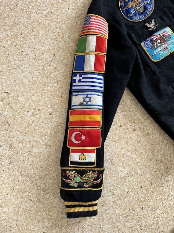 1985 US Navy Med Cruise Jacket USS Corral Sea CV-43 W… - Gem