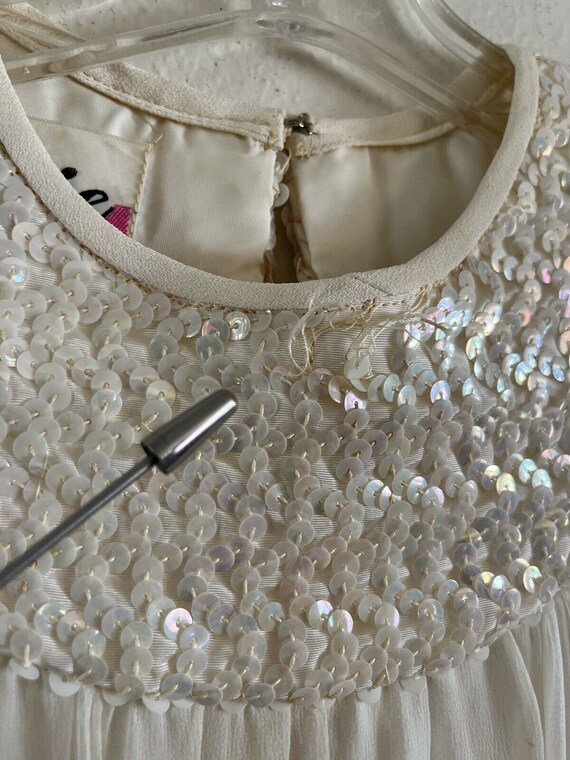 1960s PIXIE of California Sue Webb Mod Sheer Sleeve S… - Gem