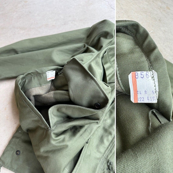 1950s U S Army Sateen OG-107 Field Jacket REGULAR LAR… - Gem