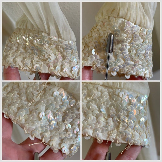 1960s PIXIE of California Sue Webb Mod Sheer Sleeve S… - Gem