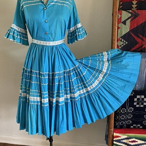 1950s 2 Pc Bogart of Texas Western Patio Set Fiesta Dress Ric Rac ...
