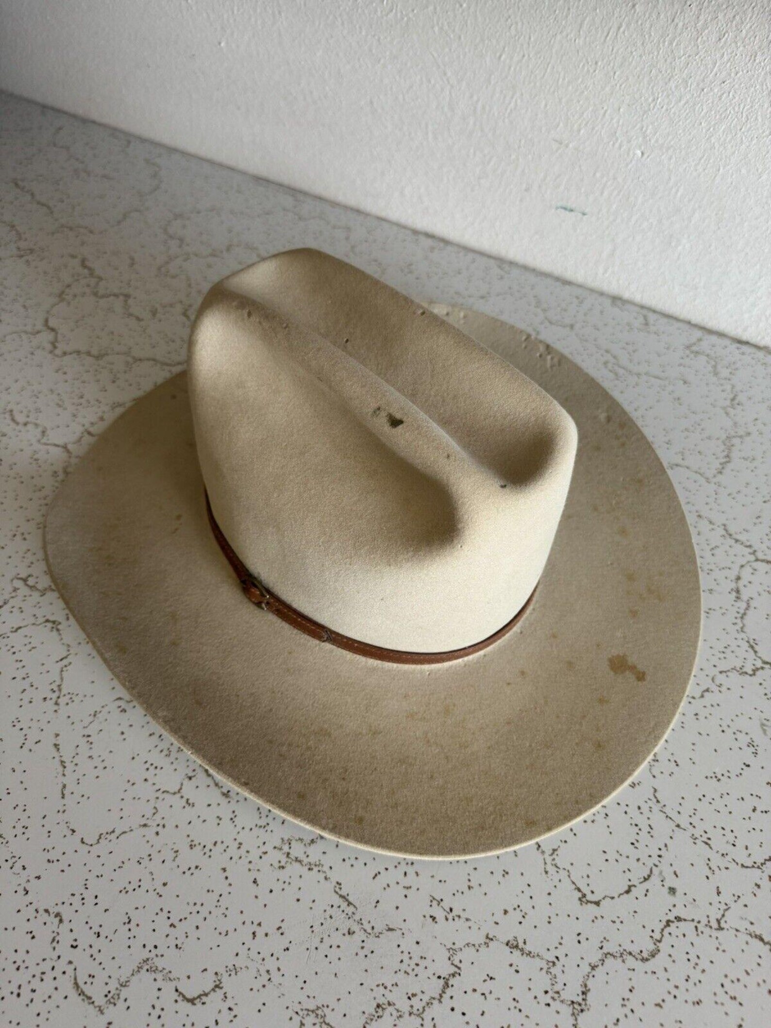 Vintage 1990s Stetson DEE PICKETT 5x Beaver Chute Cowboy Hat - Size 6 7 ...